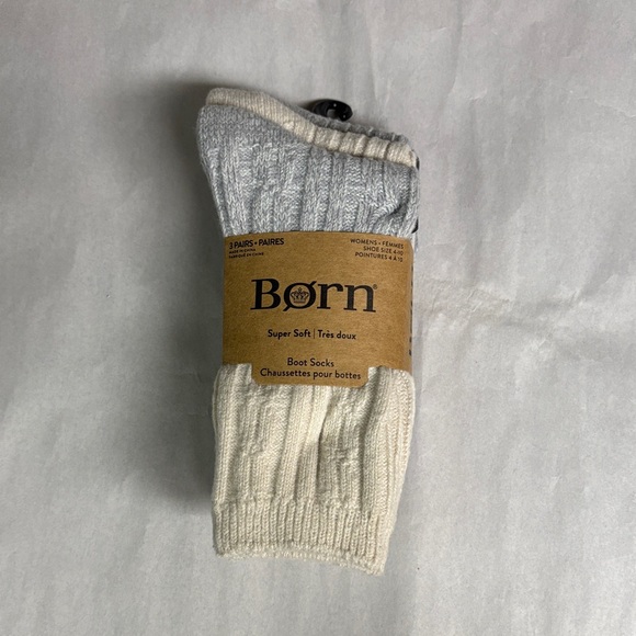 Born | Accessories | New Born Socks Womens 3 Pair Super Soft Boot Socks ...